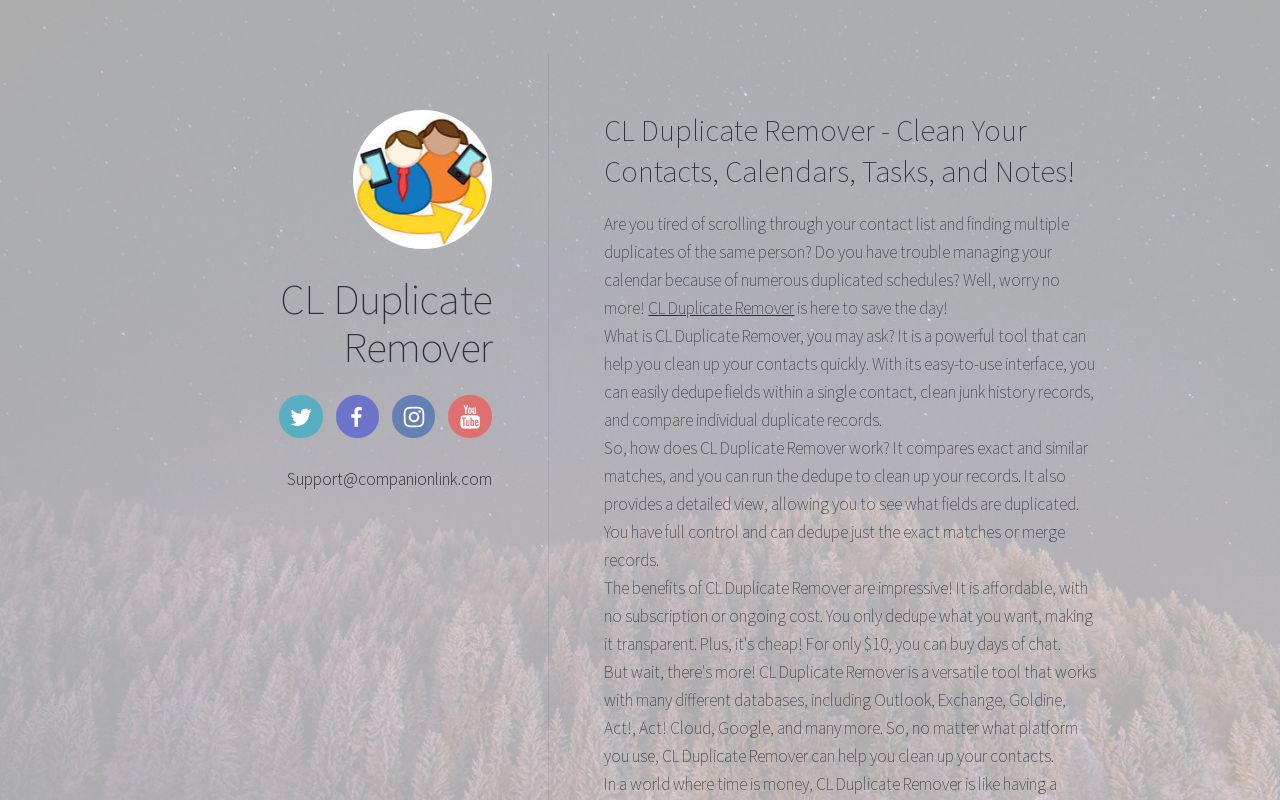 CL Duplicate Remover